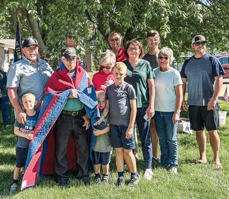 Capler, Stuhr presented 'Quilts of Honor' at Flag Day Ceremony - The ...